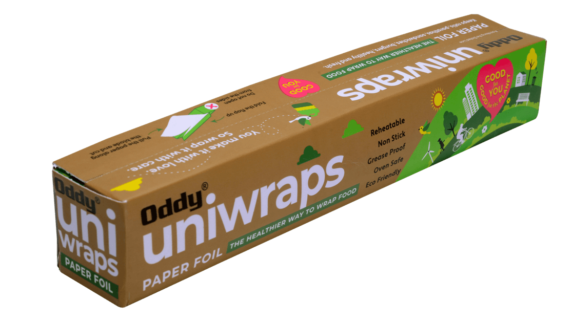 Ecobake Baking and Cooking Paper Roll - White - Oddy uniwraps