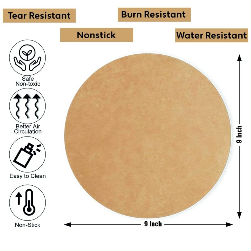 Ecobake Unbleached Baking and Cooking Paper Circles - Brown - Oddy uniwraps