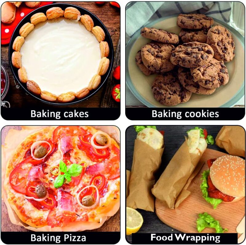 Ecobake Unbleached Baking and Cooking Paper Circles - Brown - Oddy uniwraps